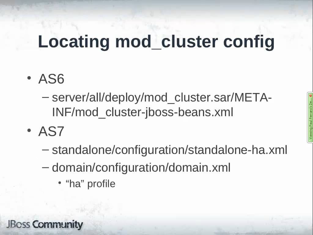 Clustering for High Availability with JBoss AS7