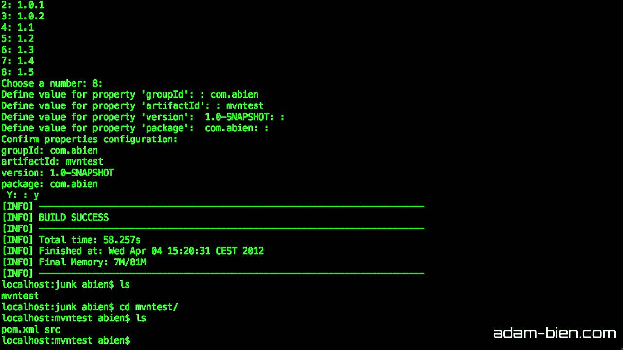 Creating Java EE 6 Projects With Maven 3