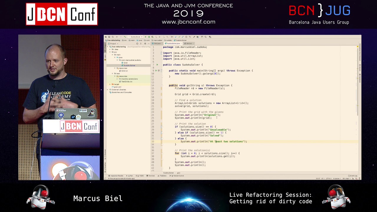 Live Java Refactoring Session